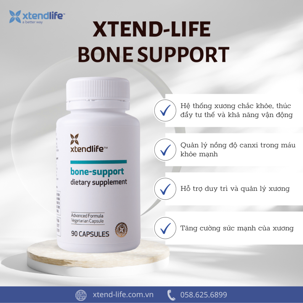 Viên uống bổ xương Xtend-Life Bone Support (90 viên)