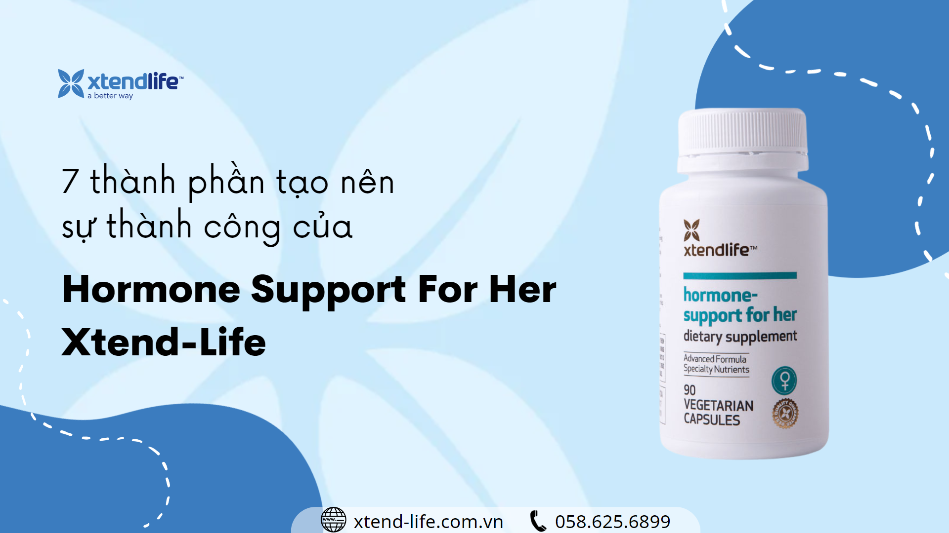 7 thành phần tạo nên sự thành công của Xtend-Life Hormone Support For Her | xtend-life.com.vn